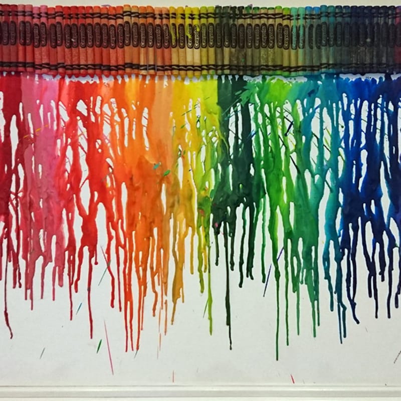 Melted Crayon - Etsy