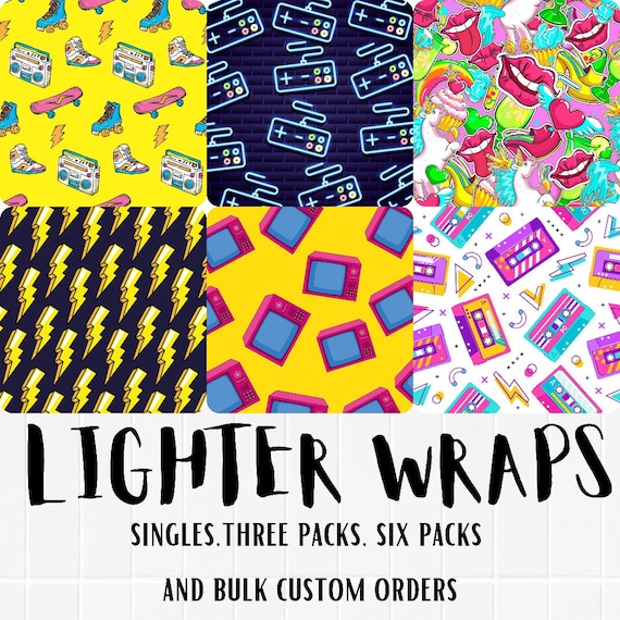 Matte Lighter Wraps Custom Lighters Lighter Lighter Case - Etsy