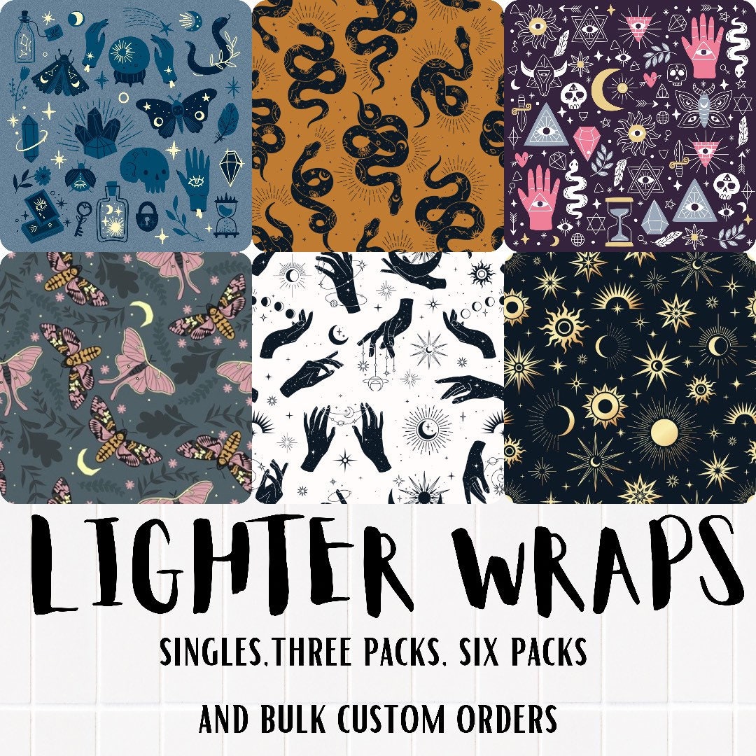 Matte Lighter Wraps Custom Lighters Lighter Lighter Case | Etsy