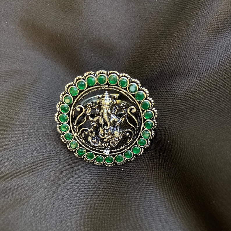 Tribal Oxidised Ring Indian Tribal Ring Ganesha Ring - Etsy