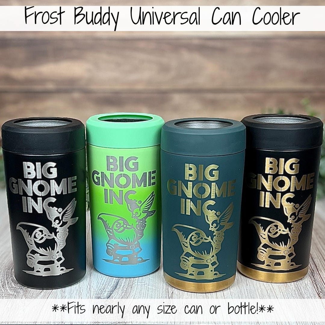Frost Buddy Can Cooler With Logo | Laser Engraved Personalized Drink ...