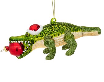 Alligator Christmas Ornament - Etsy