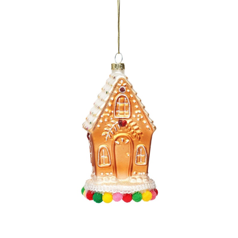 Fairytale Gingerbread House Shaped Bauble Hanging Decoration - Etsy