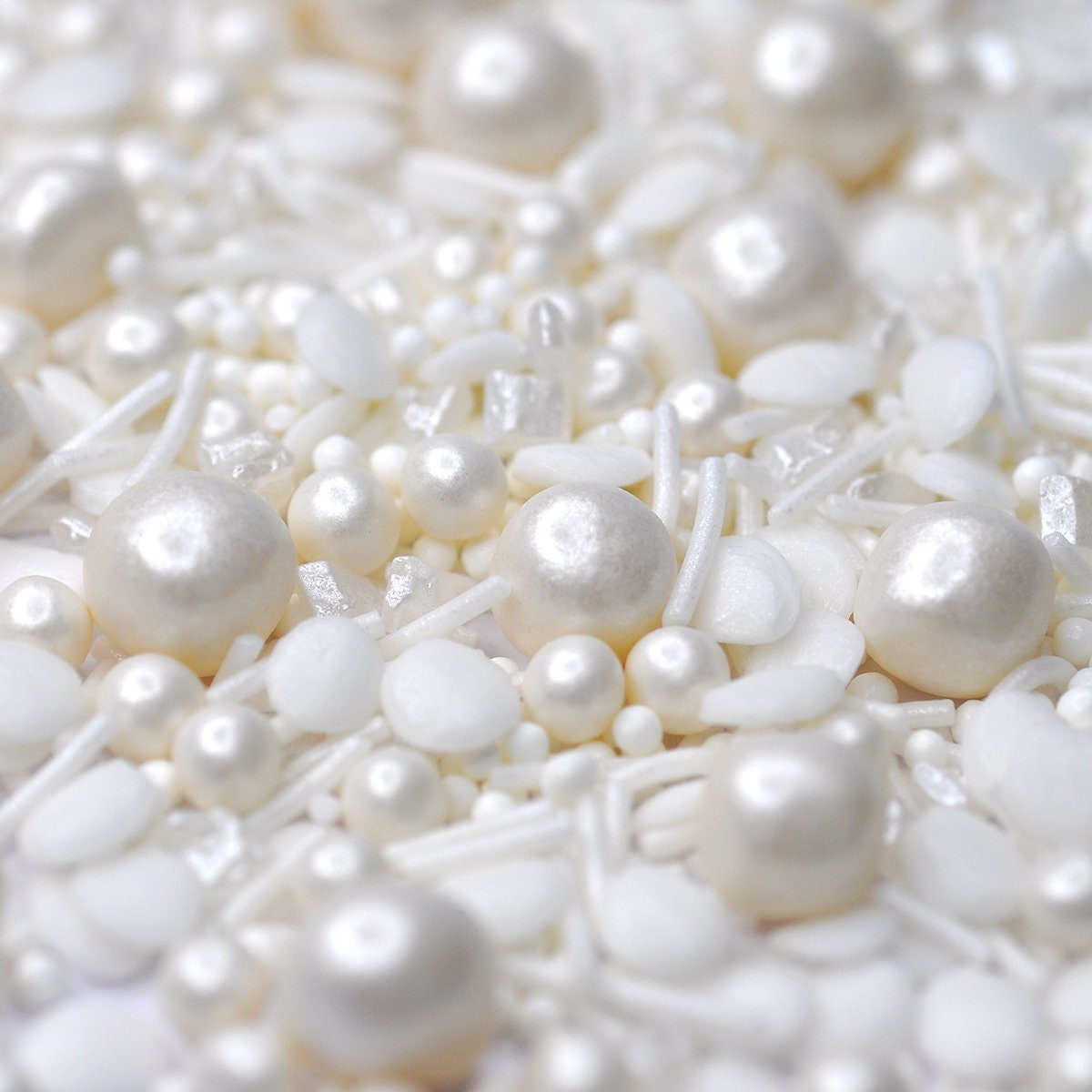 Bulk Bag White Wedding Sprinkle Mix Edible Cake Decor - Etsy