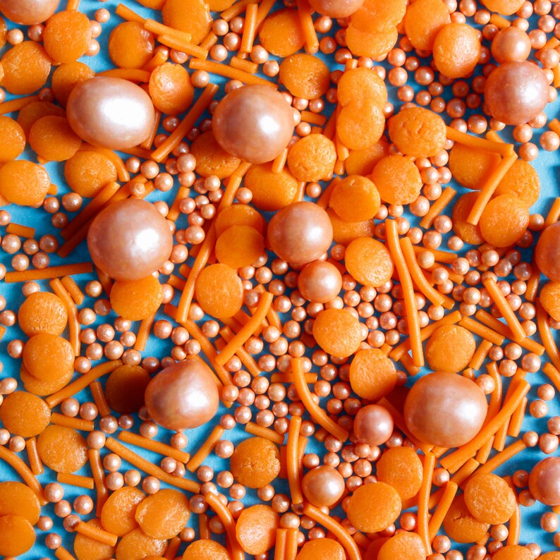 Bulk Bag Tangerine Dream Orange Cake Sprinkle Mix Halloween - Etsy
