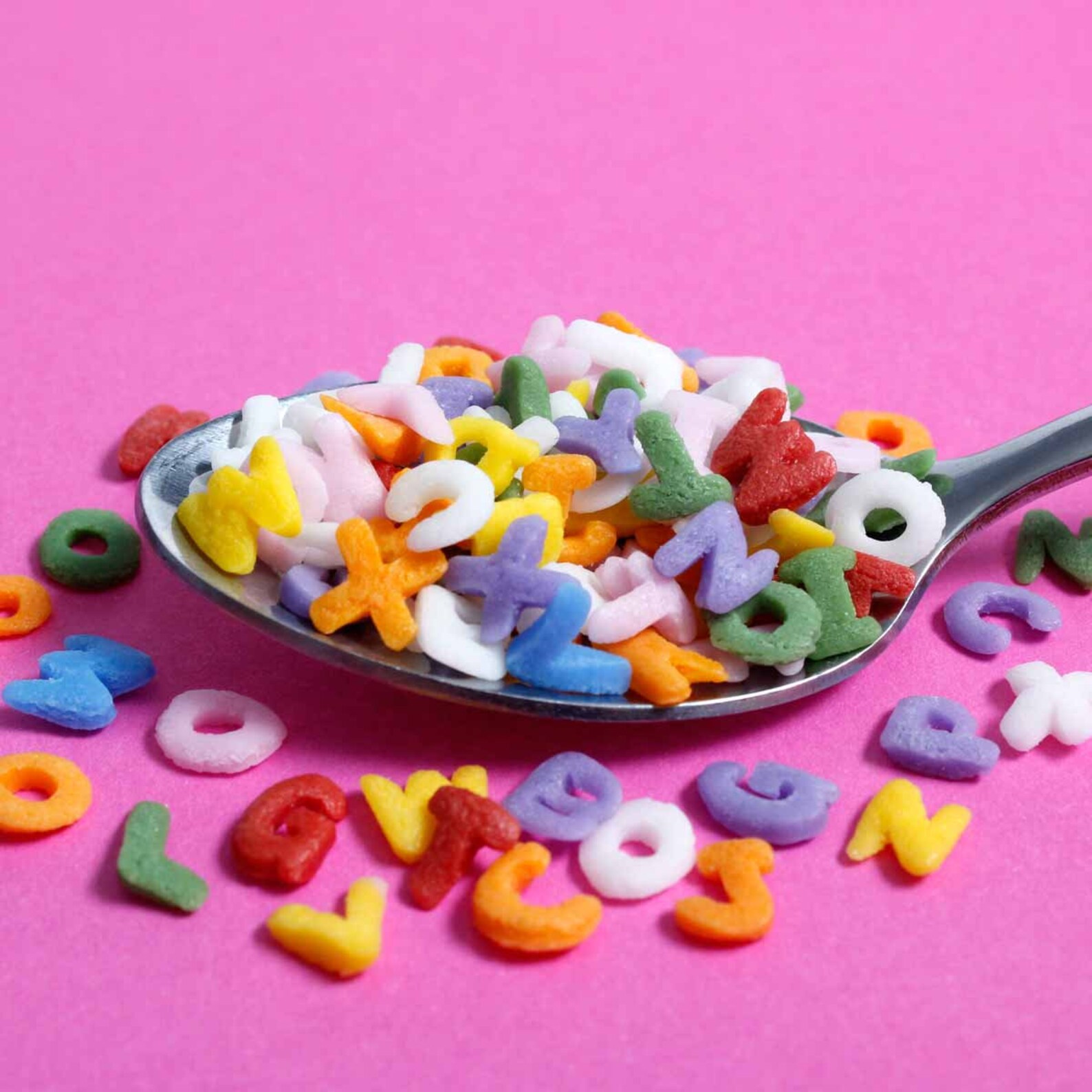 Alphabet Letters Rainbow Confetti Sprinkles Suitable for Vegans Gluten ...