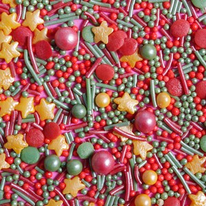 Sprinkle Bell Rock Christmas Mix Edible Cake Sprinkle Suitable for ...