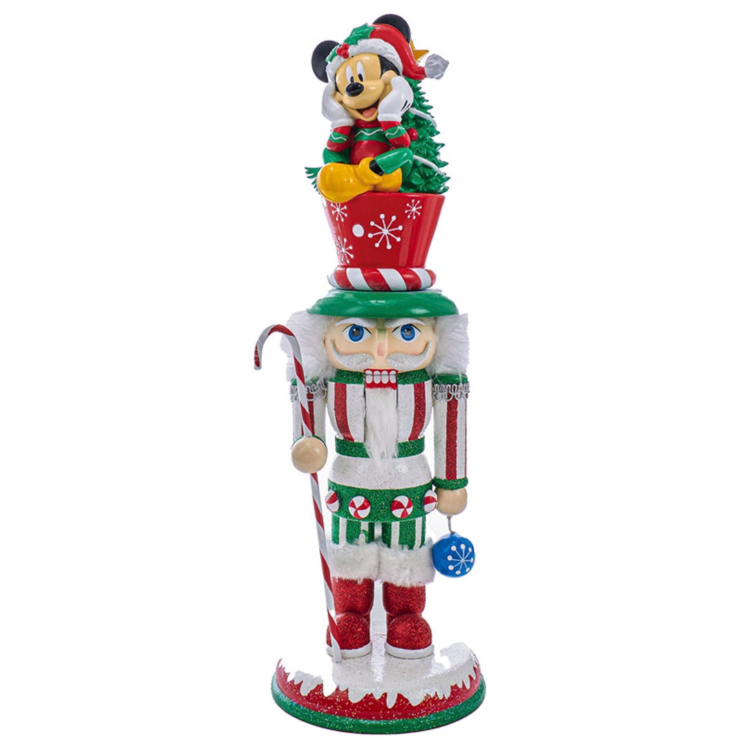 Hollywood Mickey Mouse 14" Tall Wooden Nutcracker Collectable Christmas ...