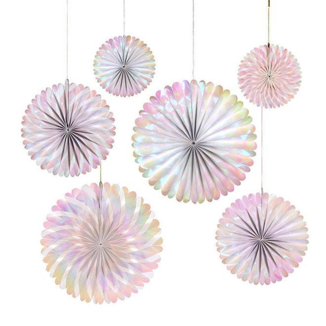 Iridescent Pinwheels Decorations for Childrens Birthday Party - Etsy