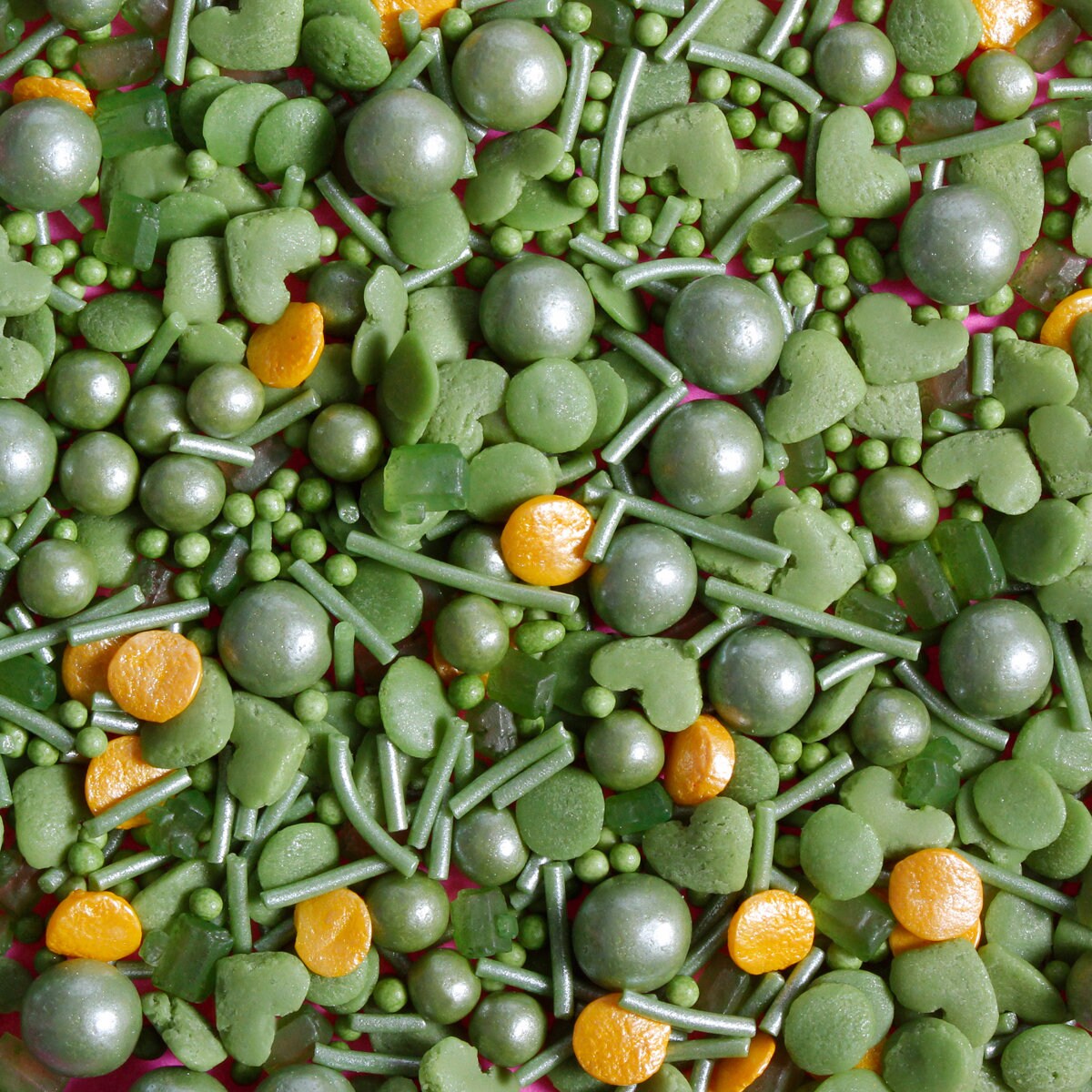 St Patrick's Day Green and Gold Sprinkle Mix Pearl Sugar - Etsy