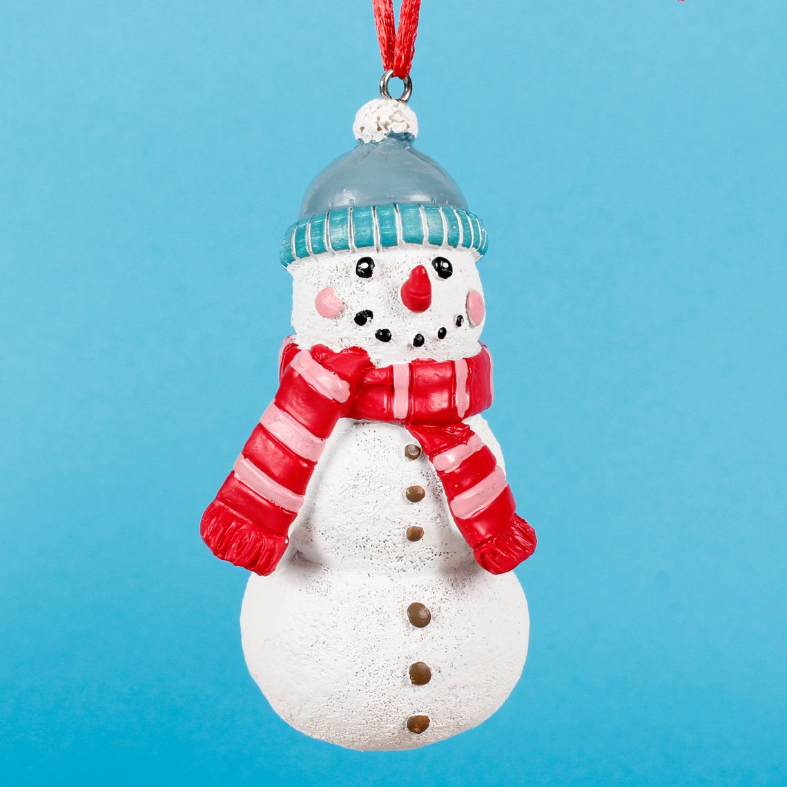 Santa's Helpers Set of 4 Shaped Resin 3D Christmas Tree Hanging ...