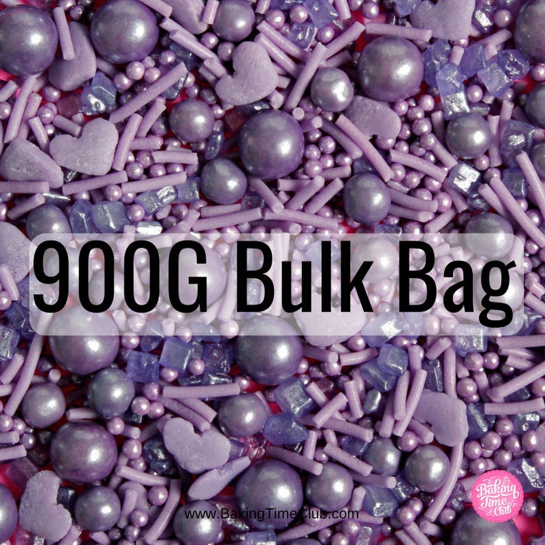 Bulk Bag Purple Passion Cake Sprinkle Mix Natural - Etsy