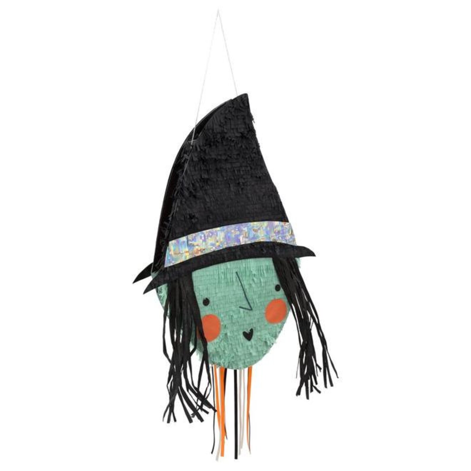 Witch Halloween Pinata Piñata Decorations Black Green Orange - Etsy