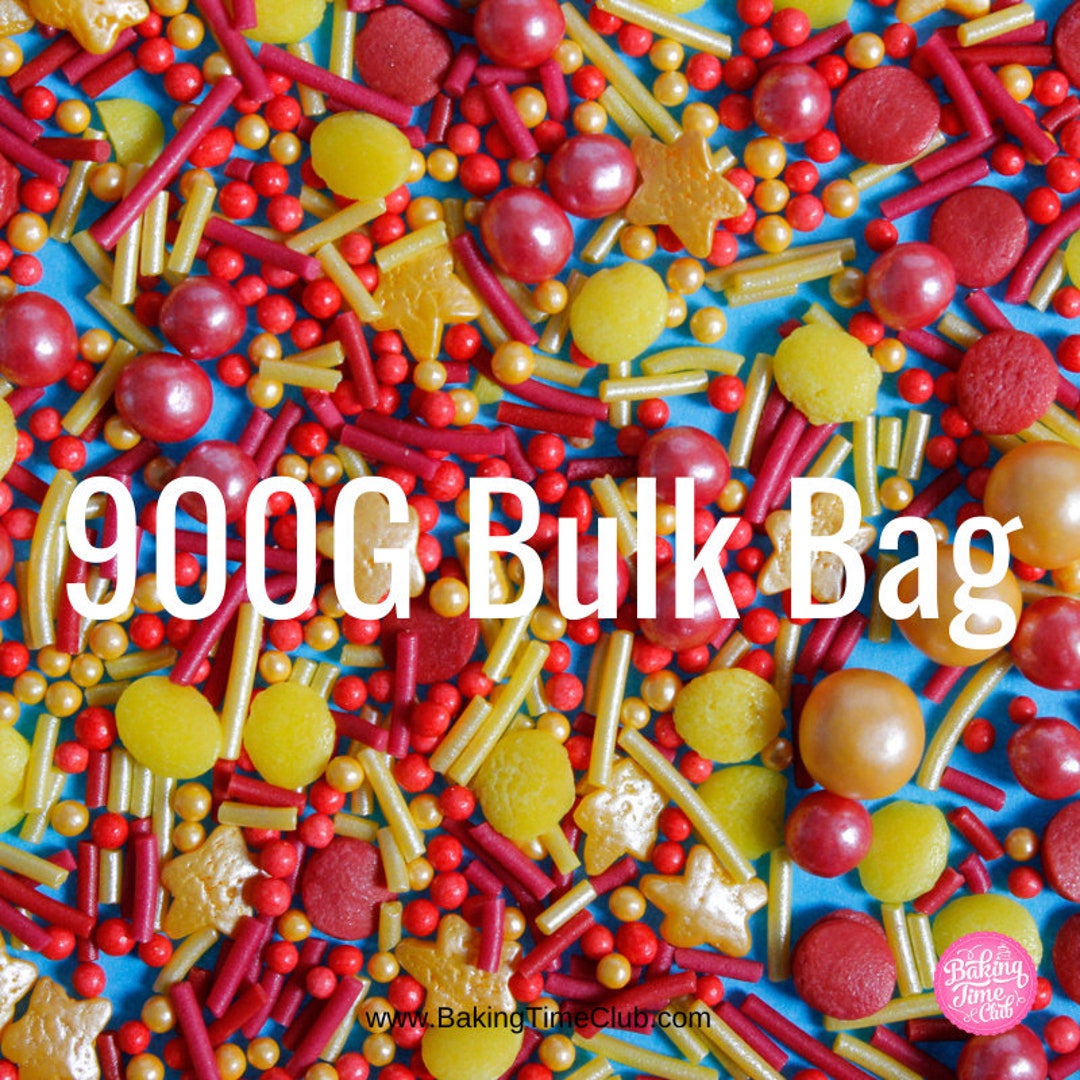 Bulk Bag Vulcan Mix Natural Cake Sprinkles Suitable for - Etsy