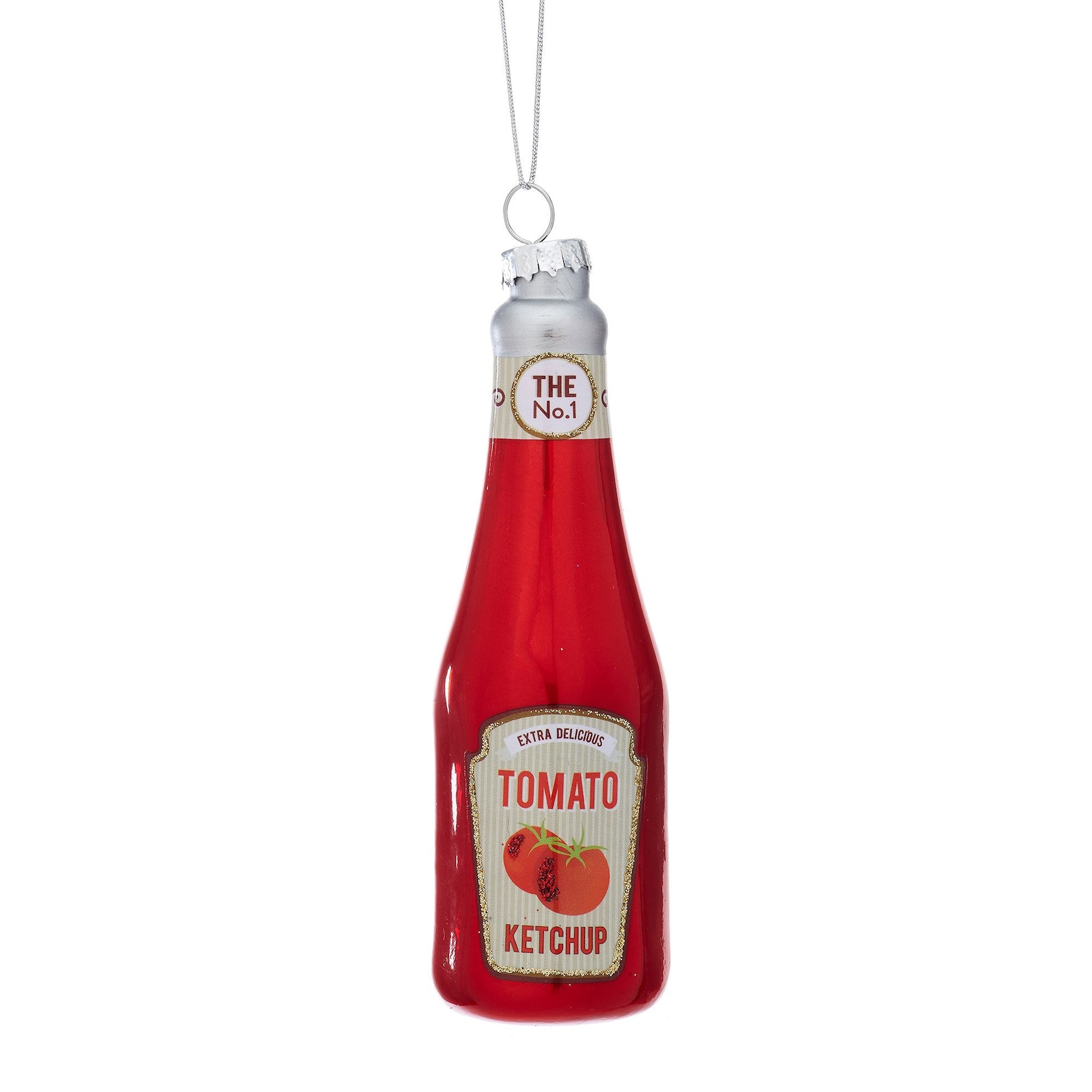 Tomato Ketchup Bottle Red Sauce Shaped Bauble Hanging Decoration ...