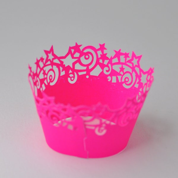 Neon Cupcake Wrapper - Etsy