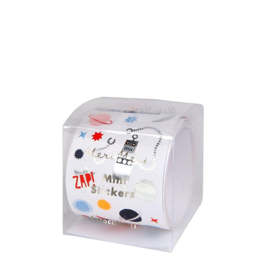 Mini Space Stickers Stickers Roll of 525 in 24 Designs Stationery ...