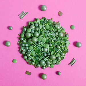 Lucky Leprechaun Green Sprinkle Mix Pearl Sugar Strands | Etsy