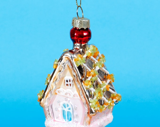 Princess Gingerbread House Hanging Decoration Bauble Festive Ornament ...