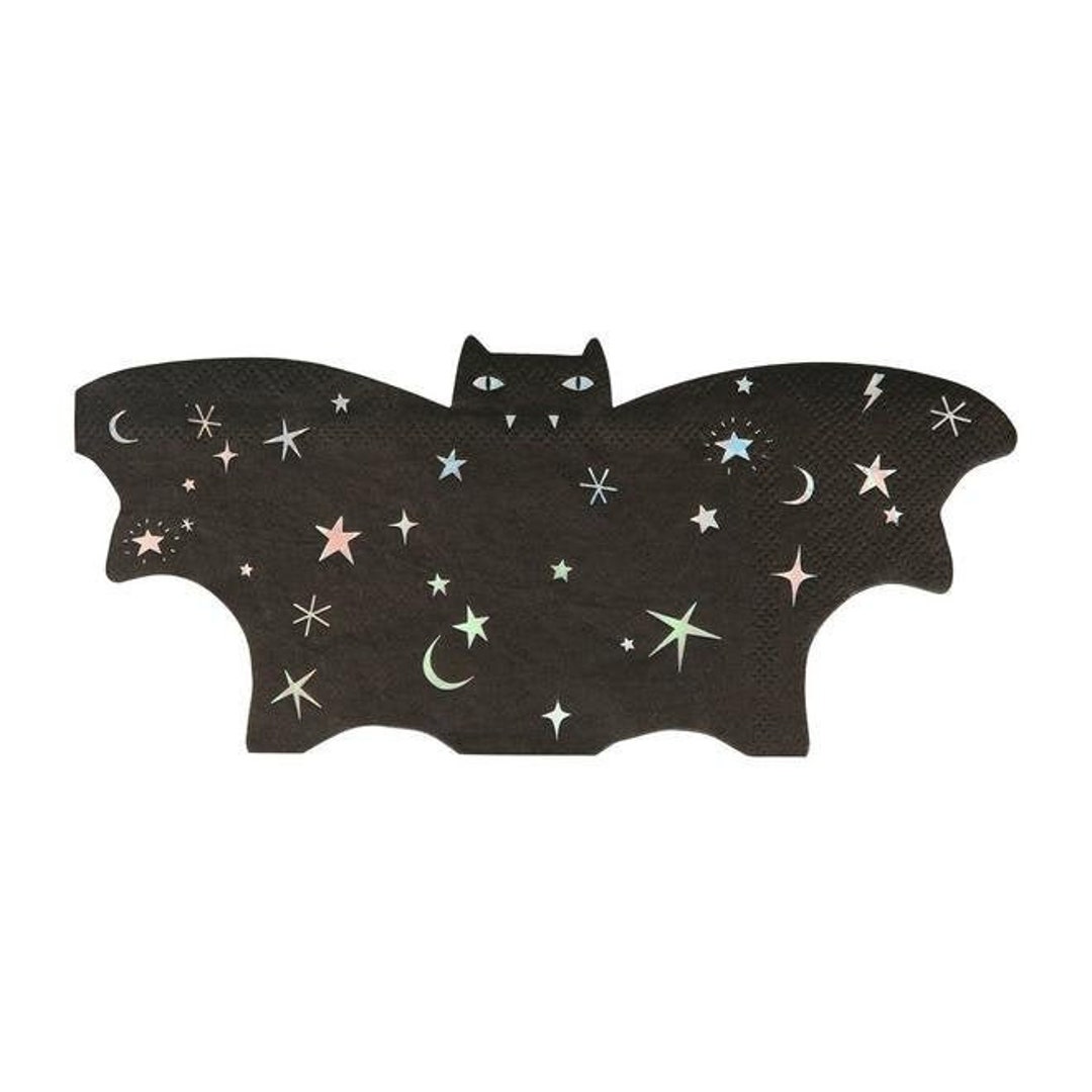 Sparkle Bat Napkins Pack of 16 Birthday Party Kids Party Food Occasion ...