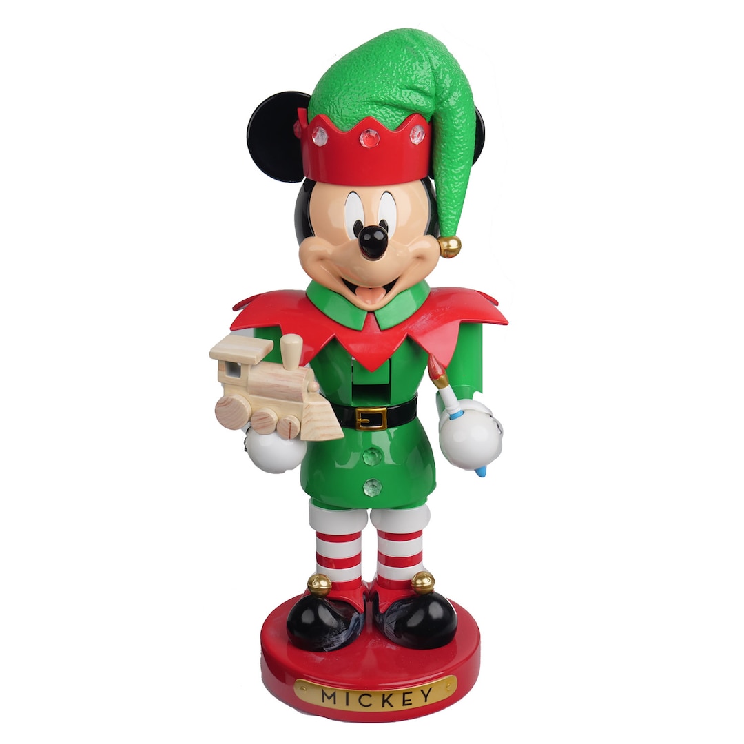 Mickey Mouse Nutcracker Elf 10 Inch 25.4 Cms Tall Nut Cracker - Etsy