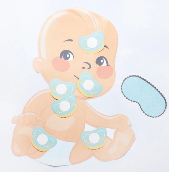 Pin the Dummy on the Baby Game for Baby Shower Gender Neutral - Etsy ...
