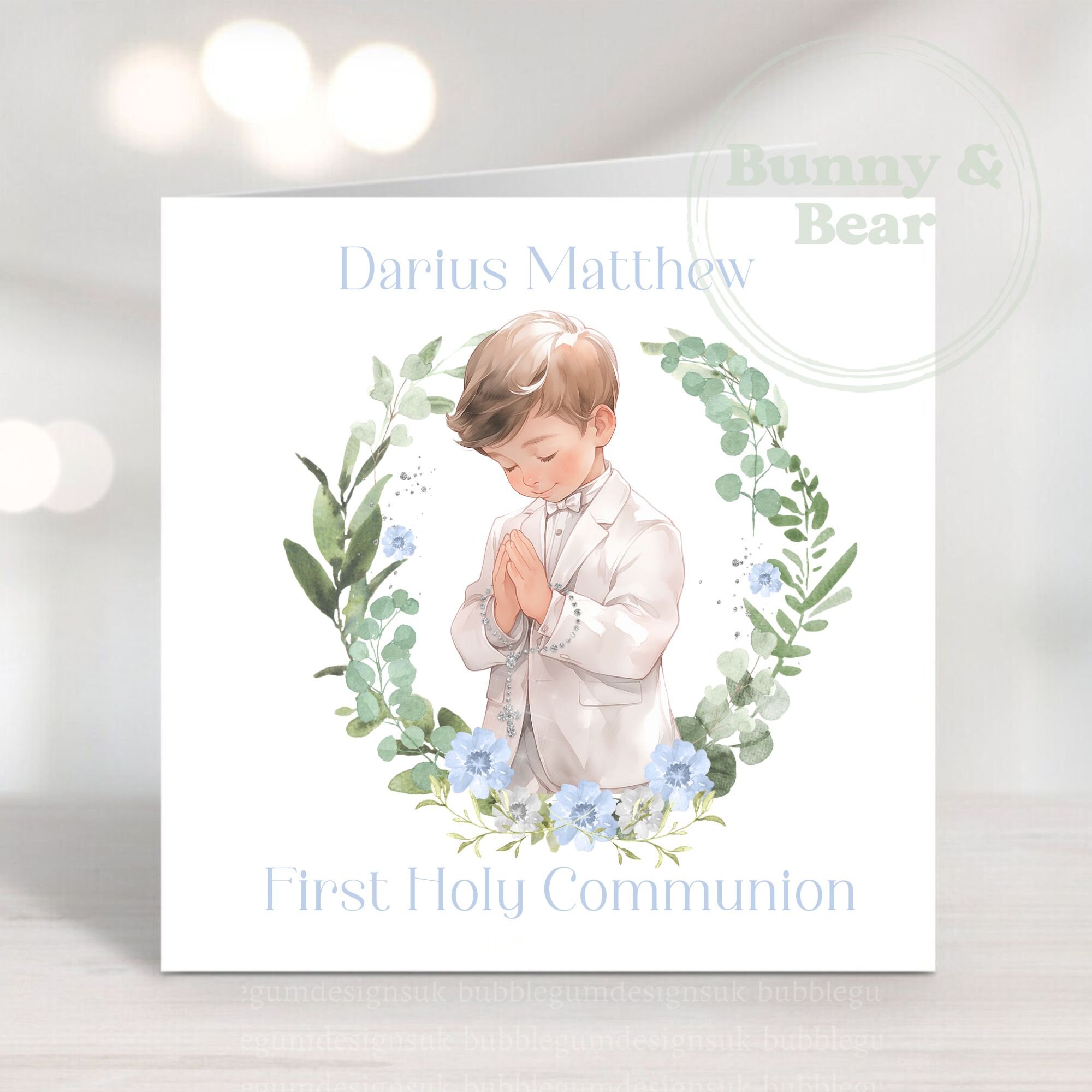 First Holy Communion Praying Boy PNG, Boy 1st Communion Sublimation ...