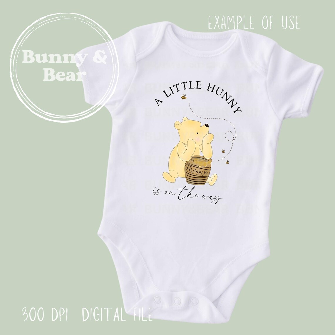 Classic Winnie the Pooh, A Little Hunny is on the Way, PNG, Pooh Bear ...