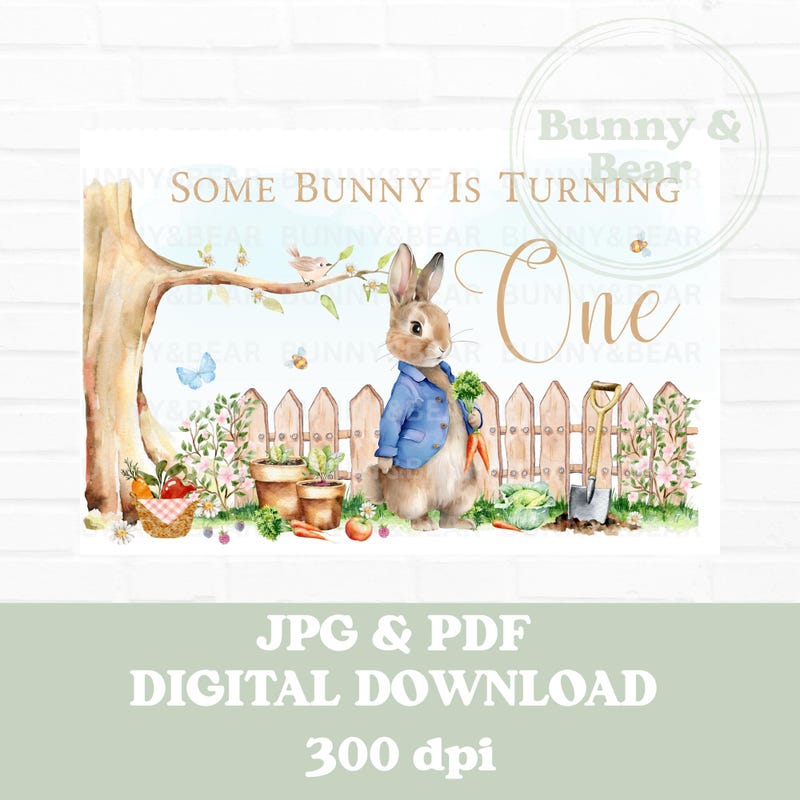 Peter Rabbit Backdrop - Etsy