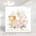 Pink First Holy Communion PNG, Communion Sublimation Design, Communion ...