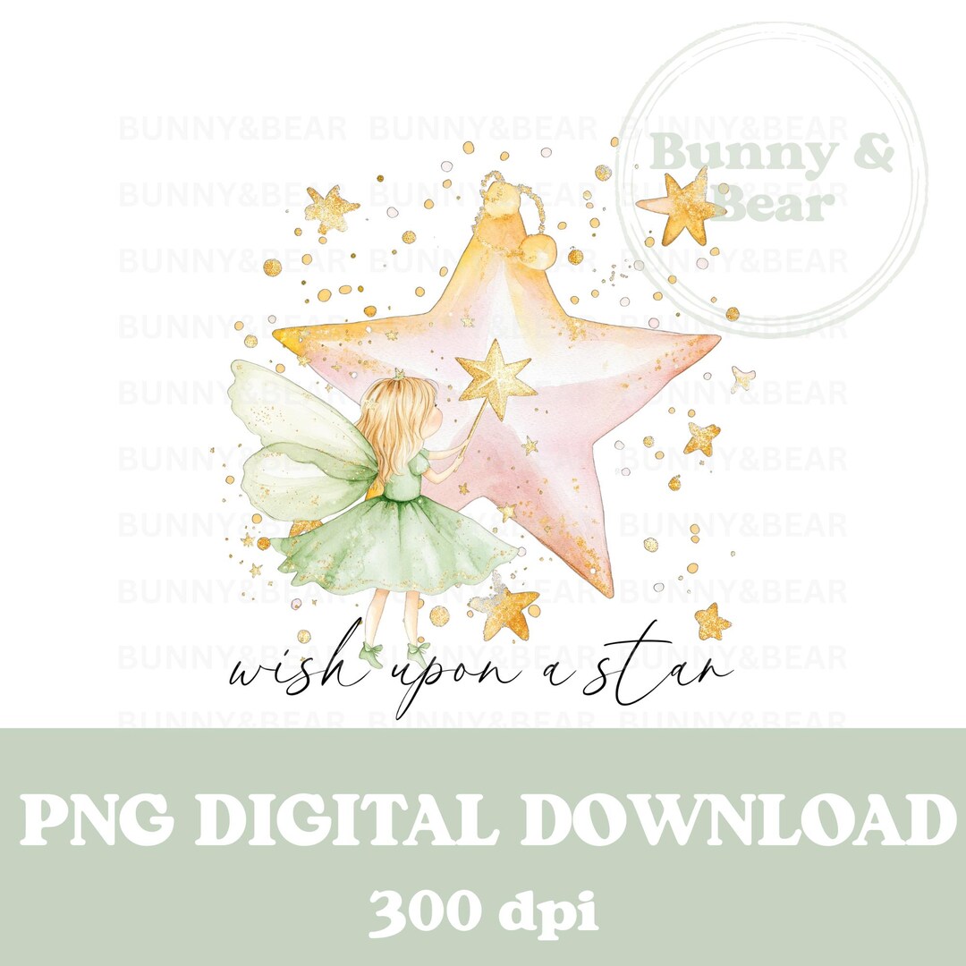 Christmas Fairy Star PNG, Christmas Sublimation, Bauble Design ...