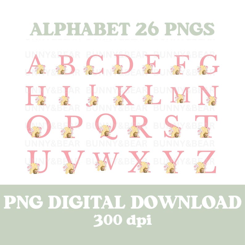 Classic Winnie the Pooh Clipart Bundle Set, PNG, Pink Floral Pooh Bear ...
