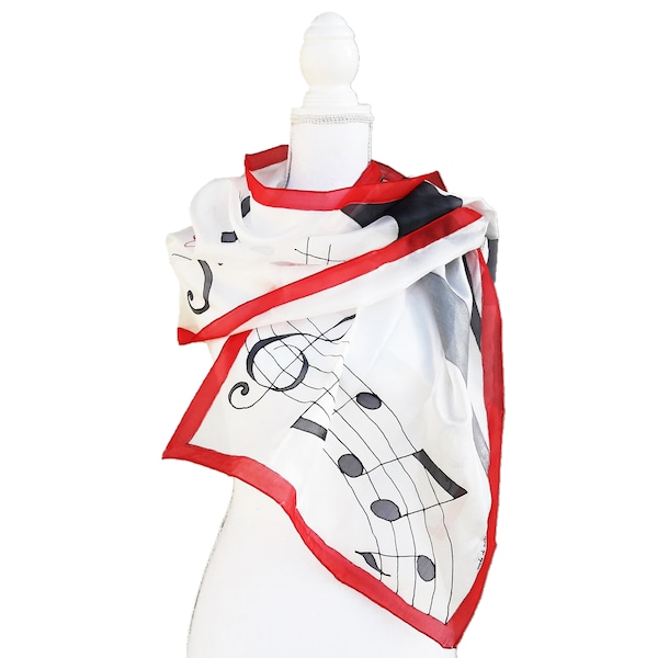 Musical Note Scarf - Etsy