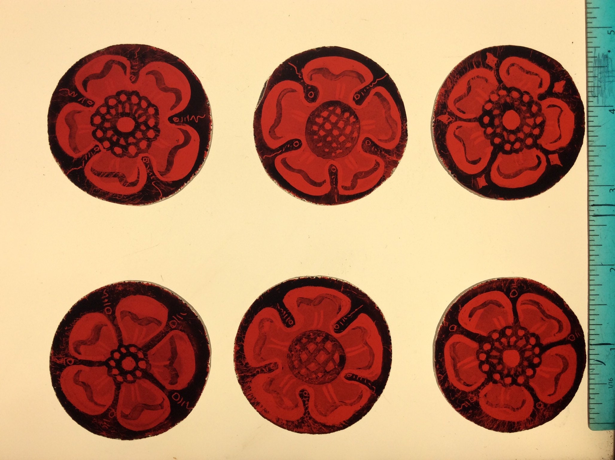 Lancashire Red Rose of Lancaster Sun Catcher - Etsy UK