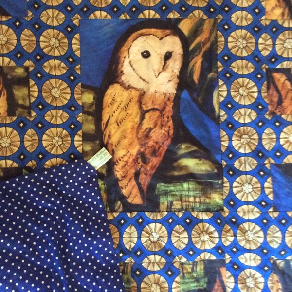 Owl Patchwork Quilt - Etsy