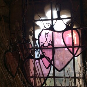 Pale Pink Heart Sun Catcher - Etsy UK