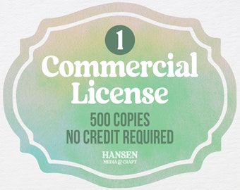 No Credit Limited Commercial License for Single Products From Oldmarket ...