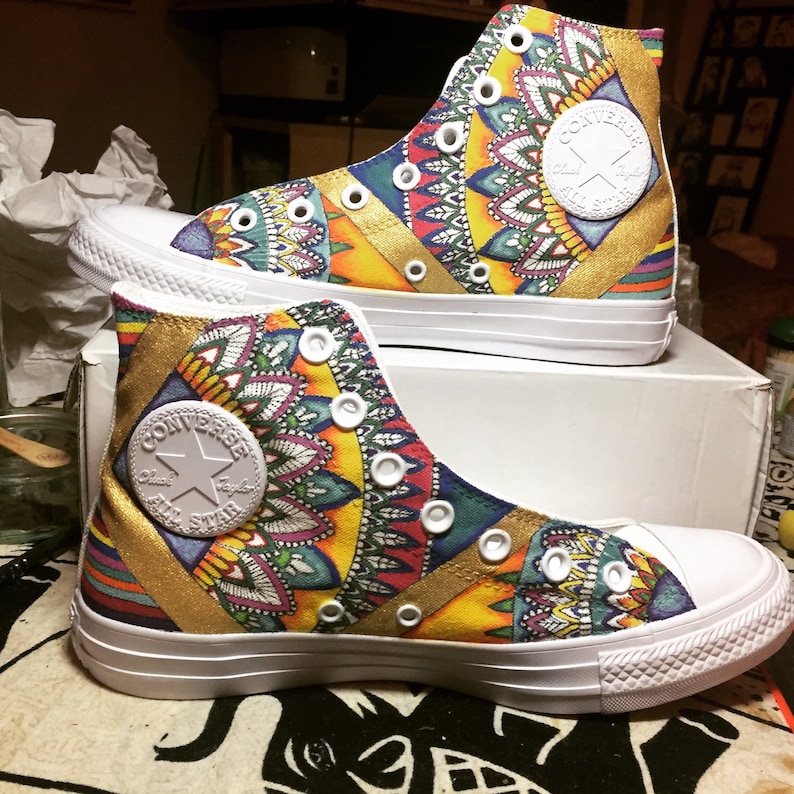Custom Handpainted Shoes Custom Kicks Custom Sneakers Custom Trainers ...