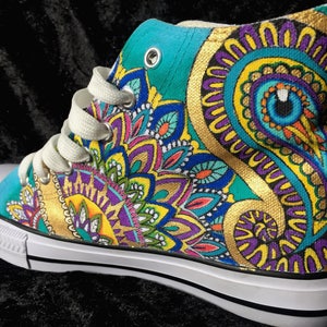 Custom Handpainted Shoes Custom Kicks Custom Sneakers Custom Trainers ...