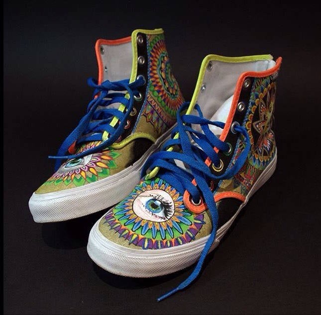 Custom Handpainted Shoes Custom Kicks Custom Sneakers Custom Trainers ...