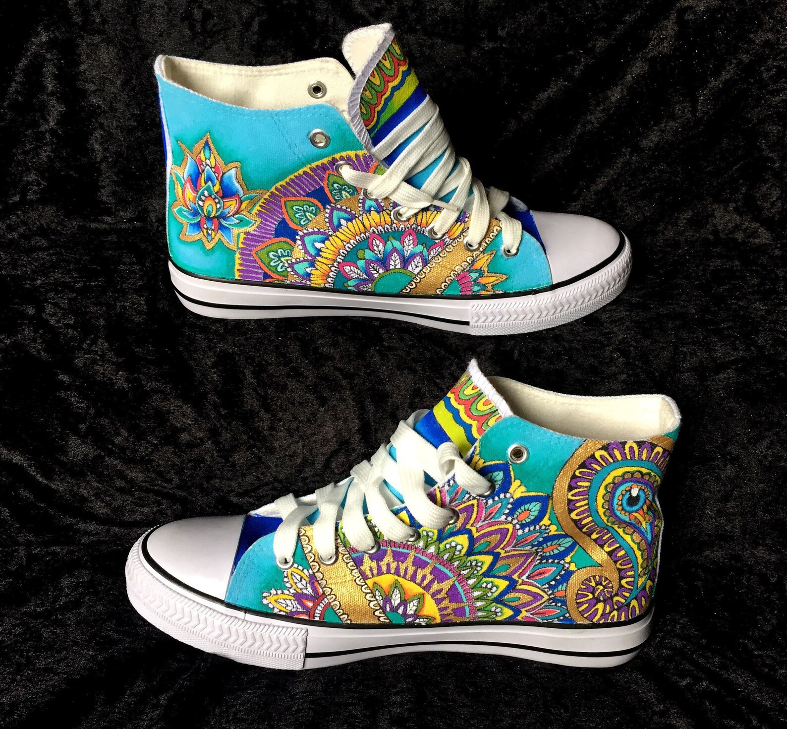 Custom Handpainted Shoes Custom Kicks Custom Sneakers Custom Trainers ...