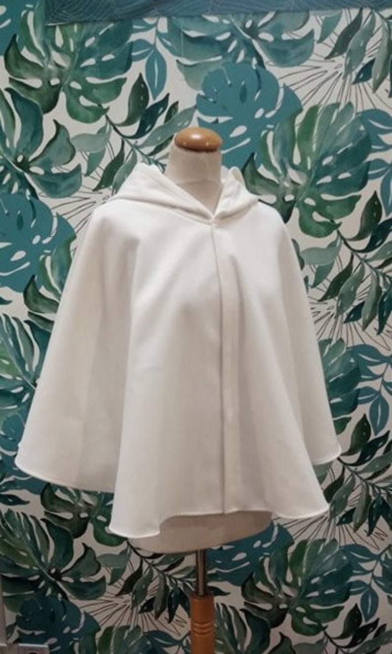 Hooded Ivory Bridal Cape - Etsy