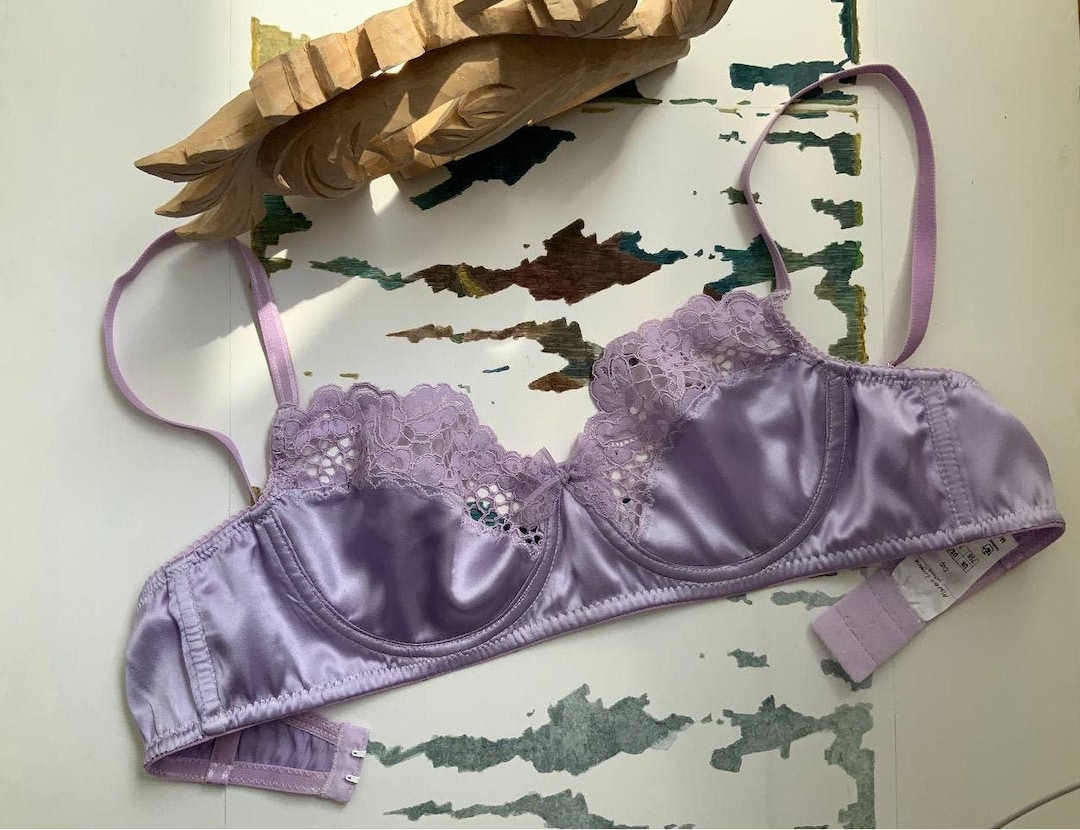 Silk Bra, Satin Bra, Bra Set, Natural Silk Bra, Silky Bra, Silk and ...