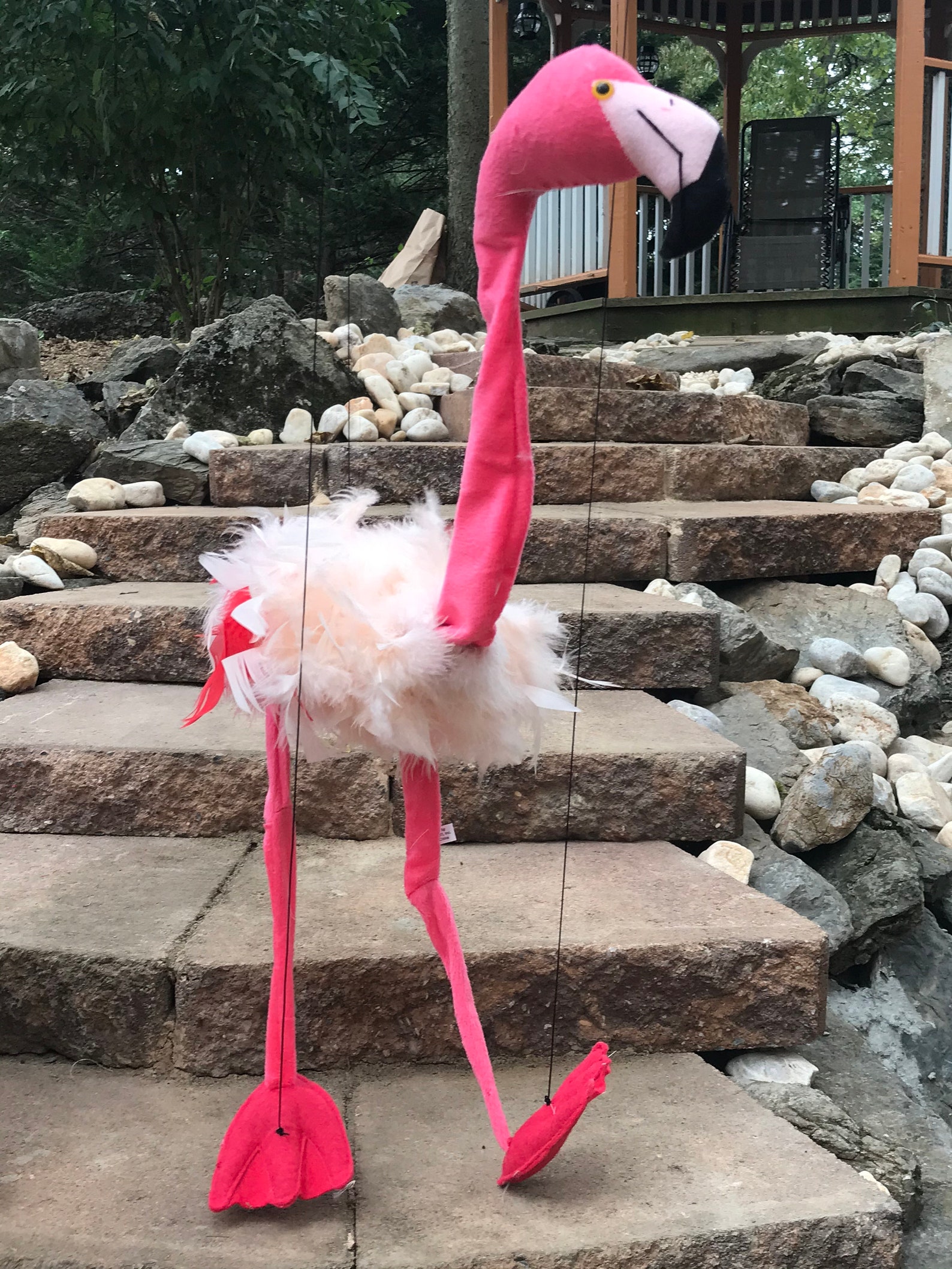 20 Feather Flamingo Puppets - Etsy