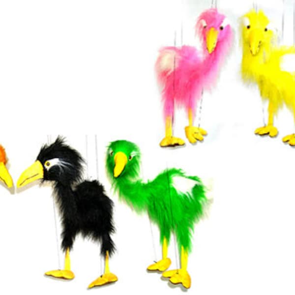 Bird Puppets - Etsy