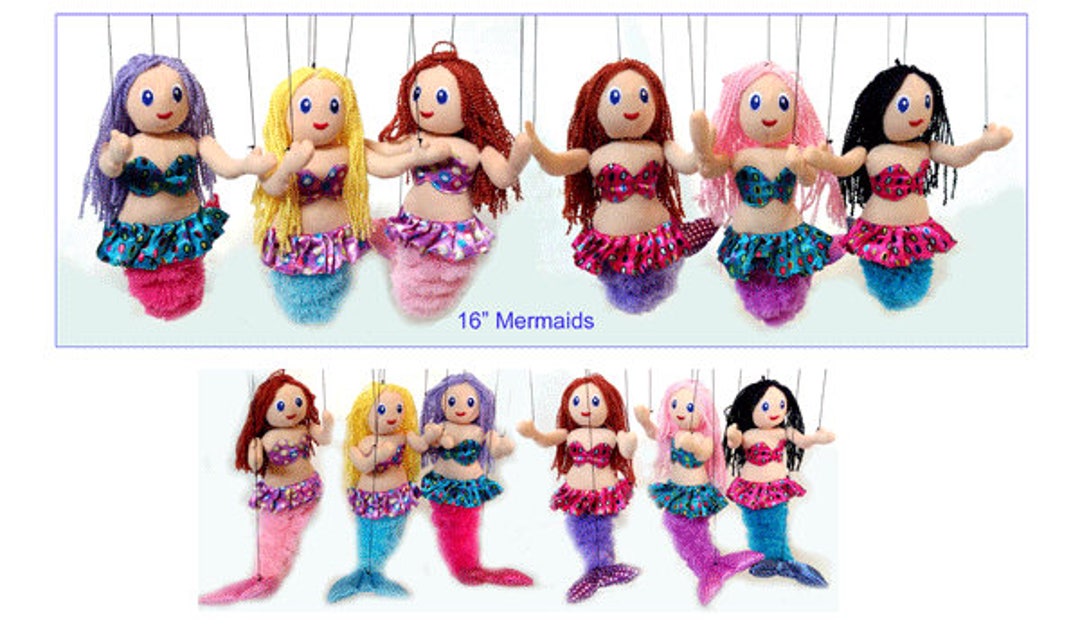 Mermaids Puppets Marionettes - Etsy