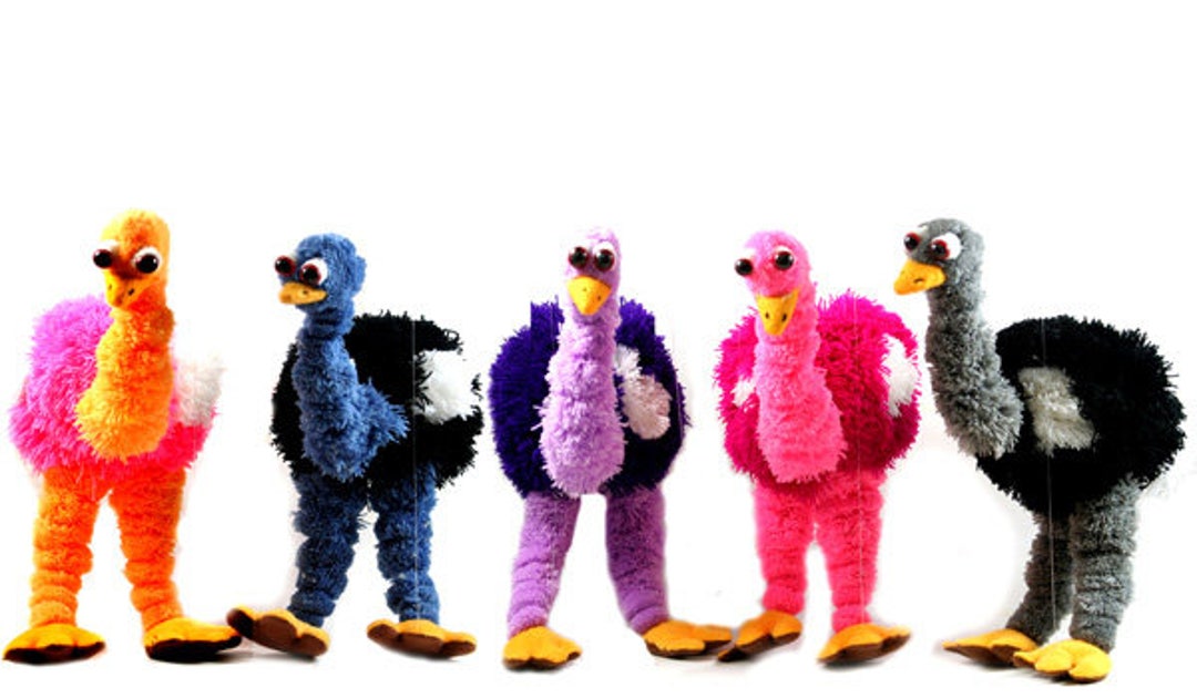 New 14” Ostriches Puppets Marionettes - Etsy