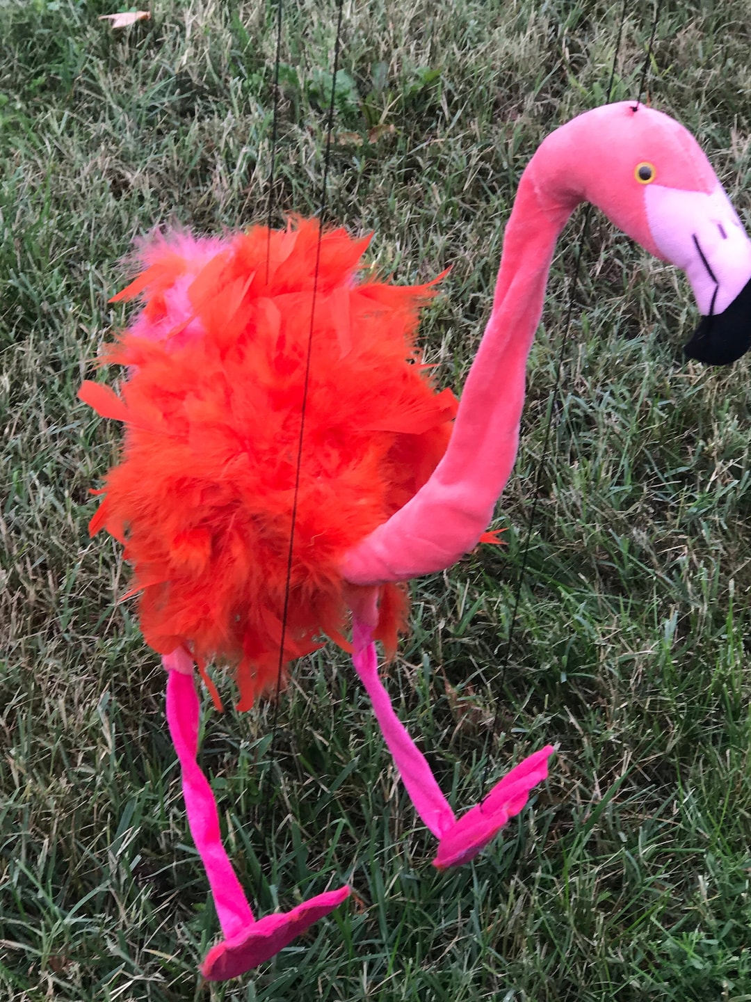 20” Feather Flamingo Puppets - Etsy
