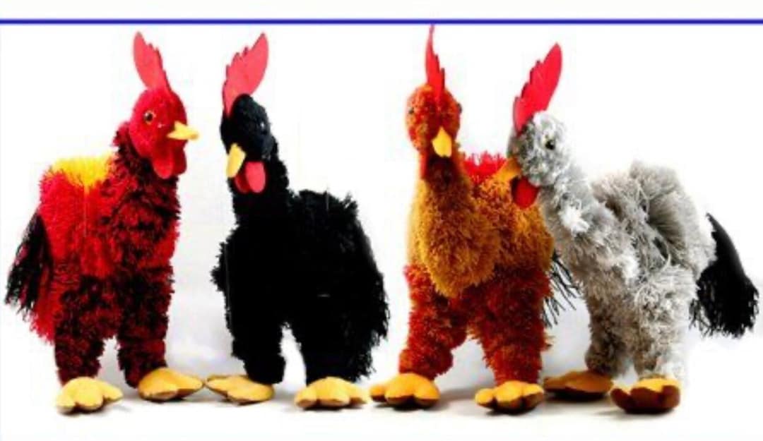 New 14” Roosters Assorted Color Puppets Marionettes - Etsy