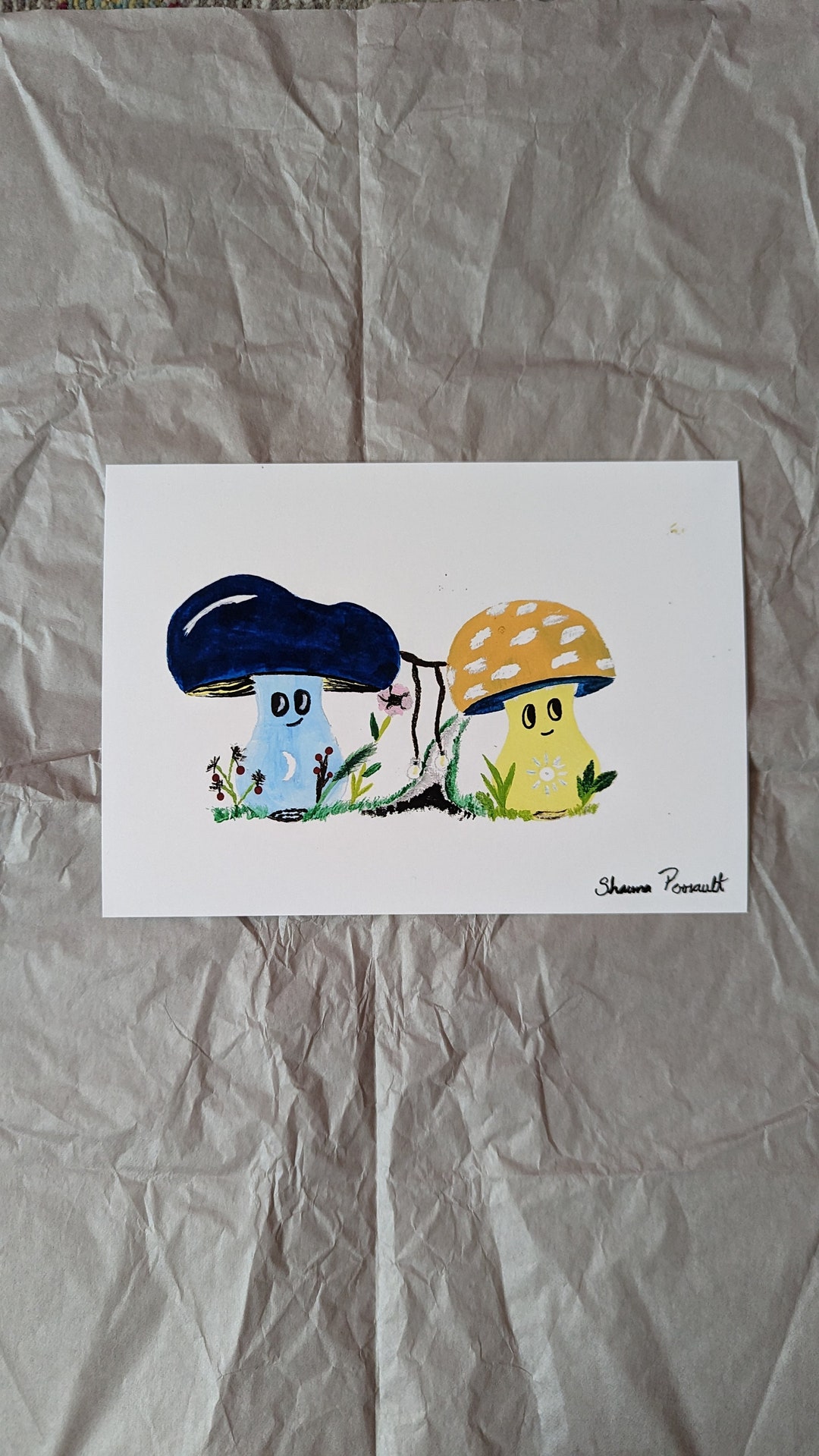 Mushroom Art, Mushroom Decor, Mushroom Home Decor, Mushie Art, Mushie ...